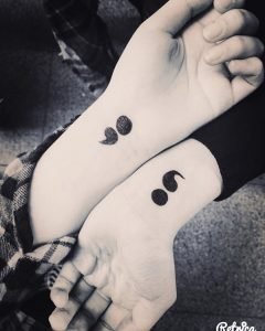 155+ Symbolic Semicolon Tattoos to Punctuate on your Body (with ...