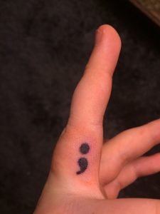 155+ Symbolic Semicolon Tattoos to Punctuate on your Body (with ...