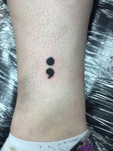 155+ Symbolic Semicolon Tattoos to Punctuate on your Body (with ...