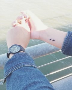 155+ Symbolic Semicolon Tattoos to Punctuate on your Body (with ...