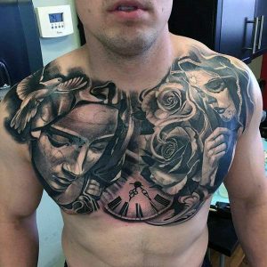 255+ Best Chest Tattoos You Can Opt For: #110 Will Blow Your Mind ...