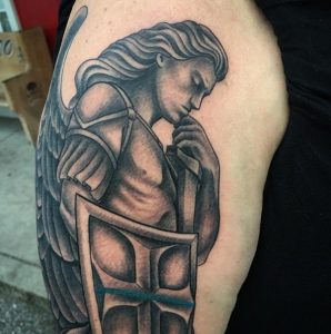 155+ Saint Michael Tattoos: Everything You Need to Learn! (with Meanings) - Wild Tattoo Art