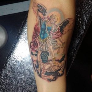 155+ Saint Michael Tattoos: Everything You Need to Learn! (with Meanings) - Wild Tattoo Art