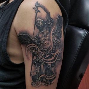 155+ Saint Michael Tattoos: Everything You Need to Learn! (with Meanings) - Wild Tattoo Art