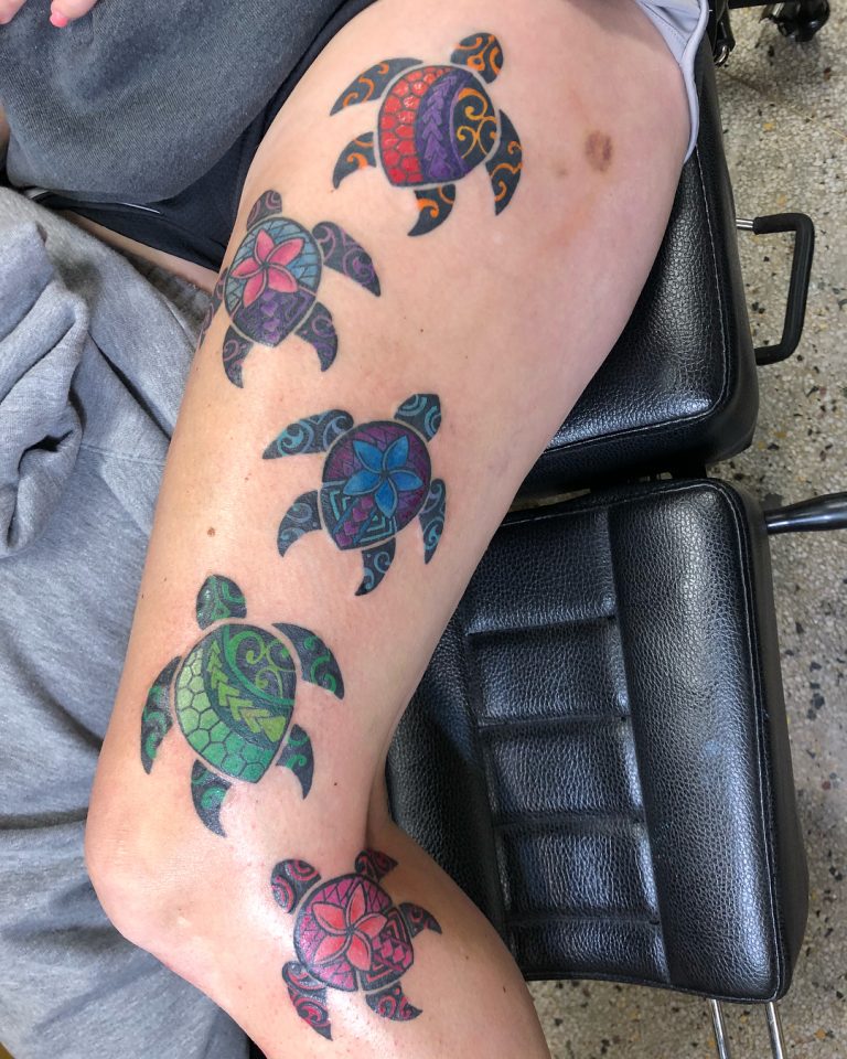 125 Unique Turtle Tattoos with Meanings and Symbolisms That You Can Get ...