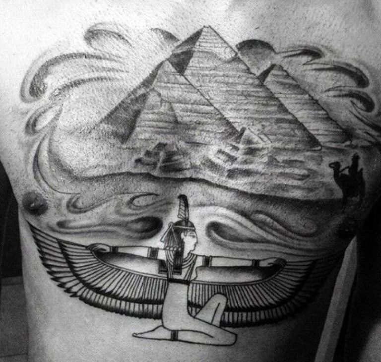 55 Pyramid Tattoos: Invoke the Spirit of Egypt! - Wild Tattoo Art