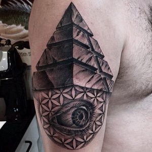 55 Pyramid Tattoos: Invoke the Spirit of Egypt! - Wild Tattoo Art