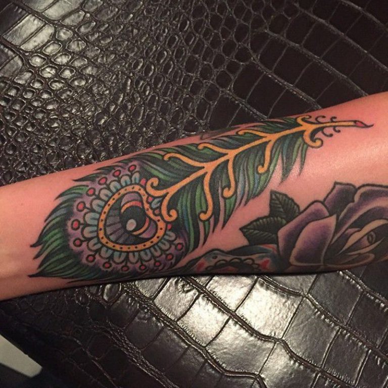 125 Pretty Peacock Tattoos You Can Try - Wild Tattoo Art