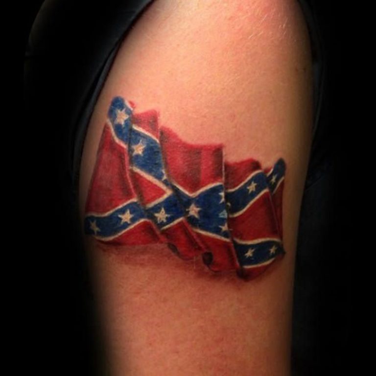 125+ Rebel Flag Tattoo with Amazing Design Ideas - Wild Tattoo Art