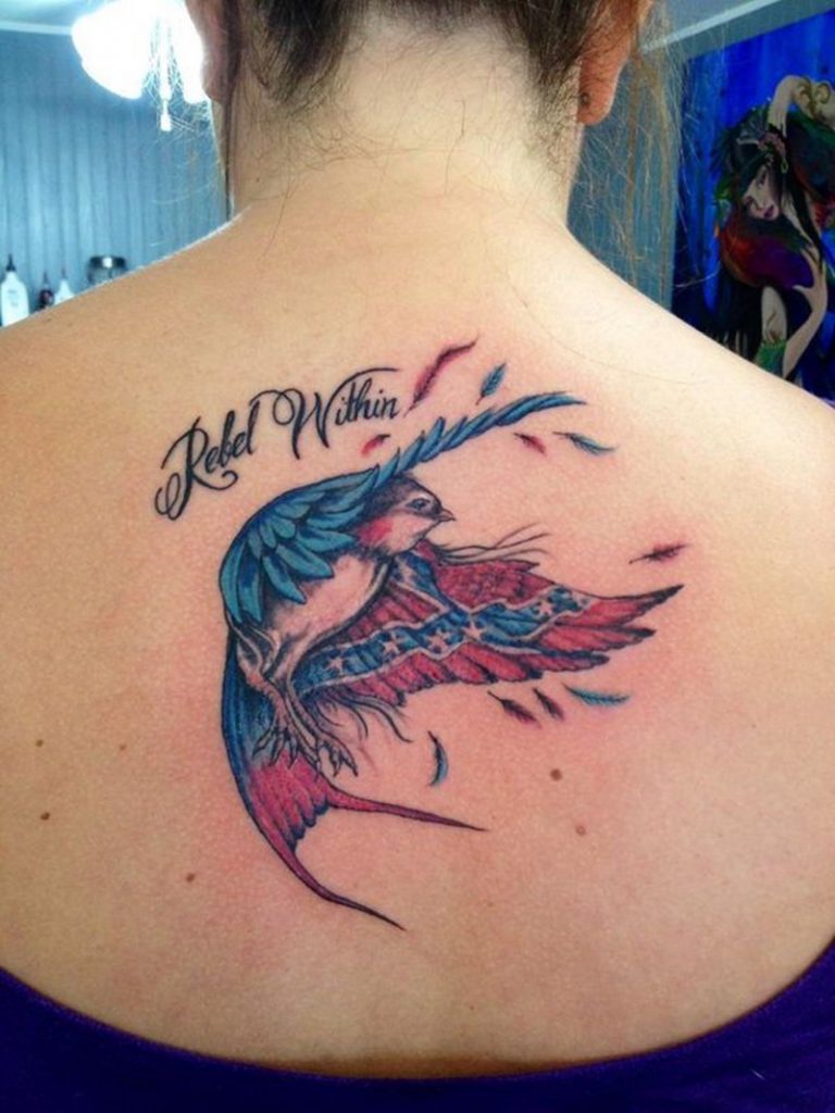 125+ Rebel Flag Tattoo with Amazing Design Ideas - Wild Tattoo Art