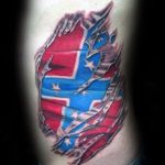 125+ Rebel Flag Tattoo with Amazing Design Ideas - Wild Tattoo Art