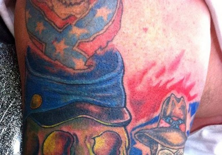 125+ Rebel Flag Tattoo with Amazing Design Ideas - Wild Tattoo Art