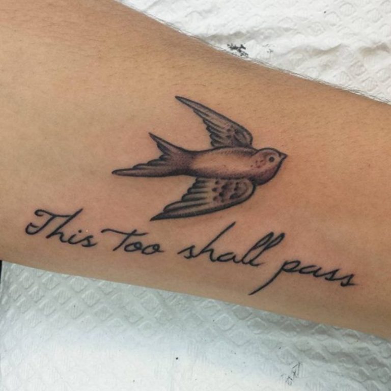 118 “This Too Shall Pass” Tattoo Ideas to Adorn Your Skin - Wild Tattoo Art