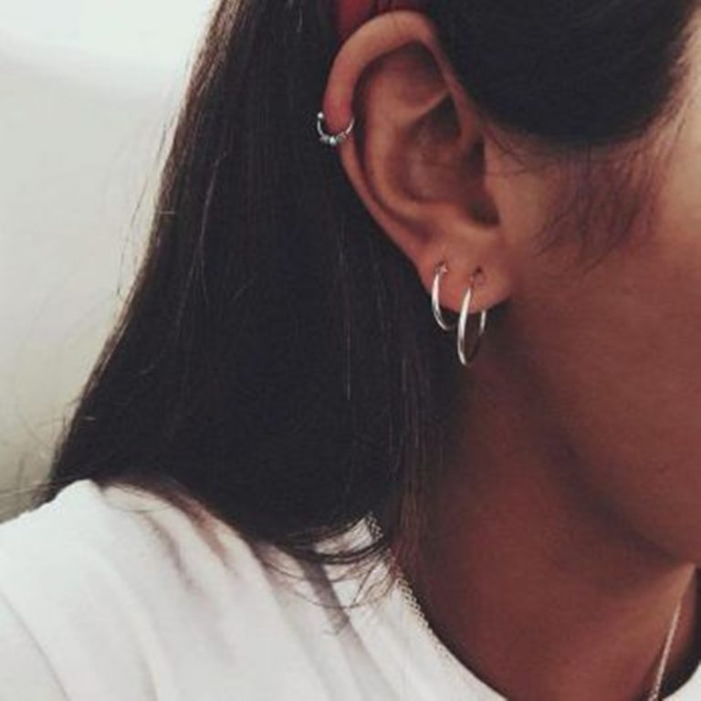 75 Helix Piercing Ideas That Look Great + Pain, Aftercare & Things To ...