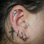75 Helix Piercing Ideas That Look Great + Pain, Aftercare & Things To ...
