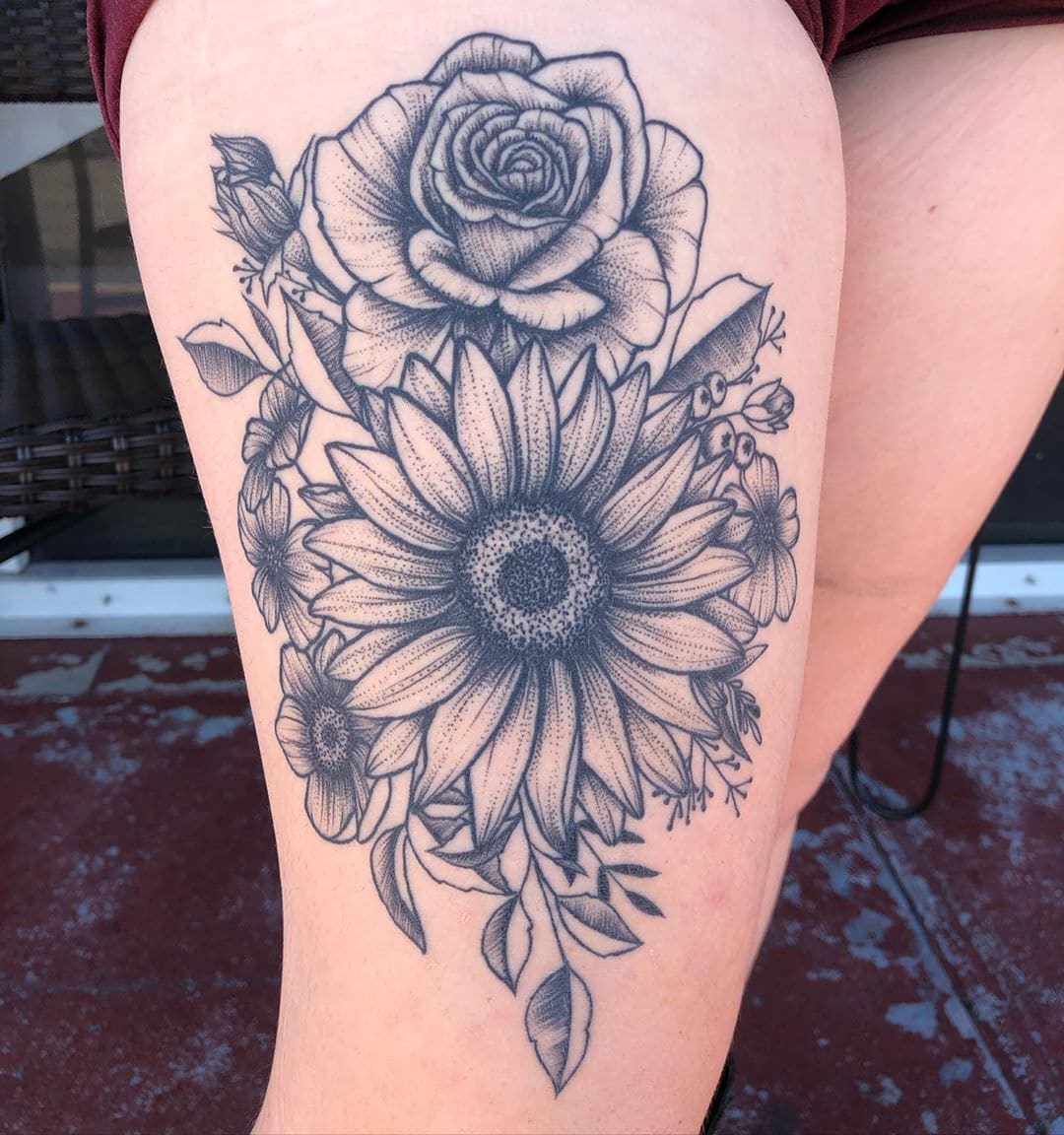 155 Sunflower Tattoos That Will Make You Glow Wild Tattoo Art 155 Sunflower Tattoos That Will Make You Glow Wild Tattoo Art