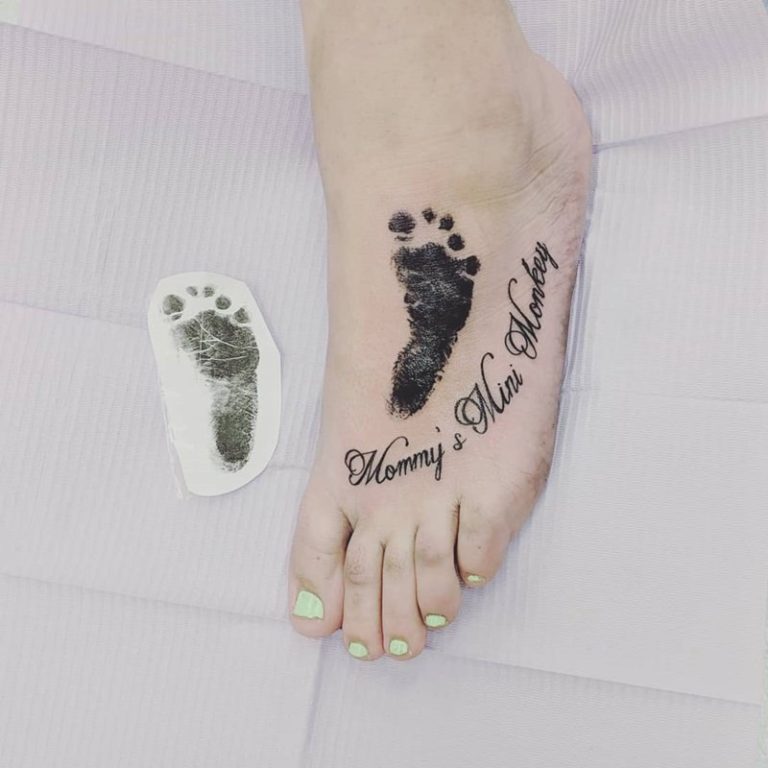 75 Baby Footprint Tattoo Ideas You Will Love - Wild Tattoo Art