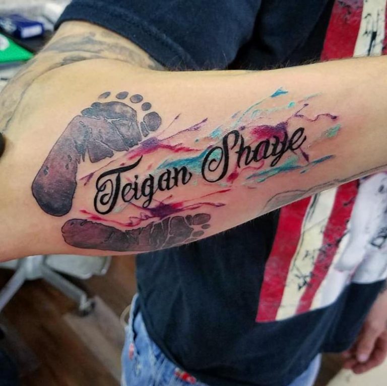 75 Baby Footprint Tattoo Ideas You Will Love - Wild Tattoo Art