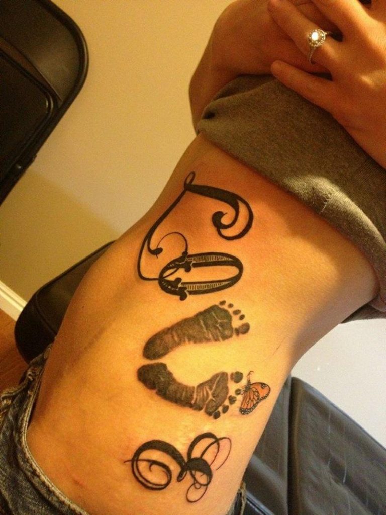 75 Baby Footprint Tattoo Ideas You Will Love - Wild Tattoo Art