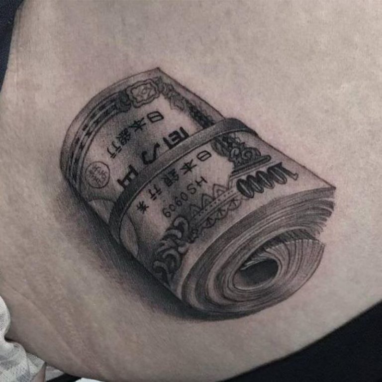 125+ Money Tattoos to Show Your Swag! - Wild Tattoo Art