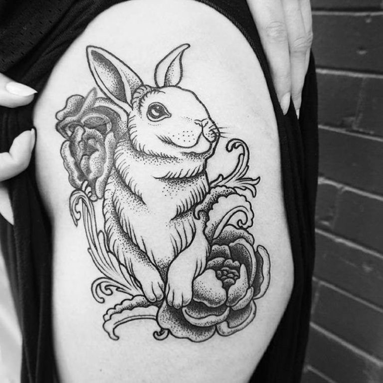 135 Bunny Tattoos Filled with Cuteness - Wild Tattoo Art