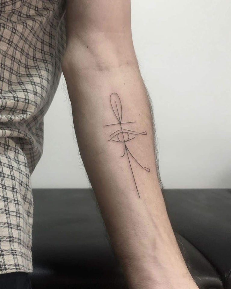 75 Ankh Tattoos that Will Help Portray the Egyptian Vibe - Wild Tattoo Art