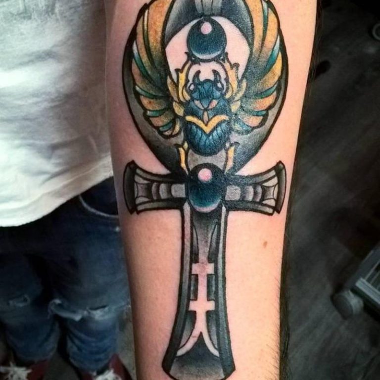 75 Ankh Tattoos that Will Help Portray the Egyptian Vibe - Wild Tattoo Art