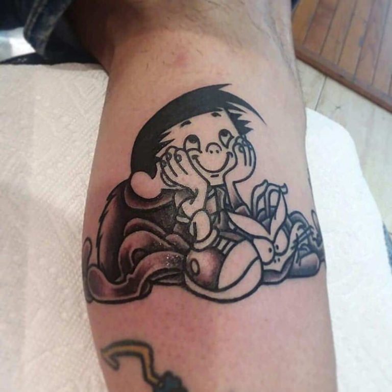 115 Cartoon Tattoos to Relive your Childhood - Wild Tattoo Art