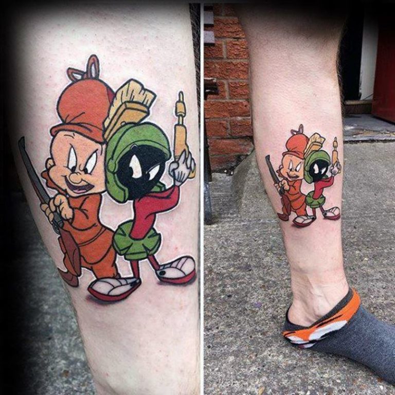 115 Cartoon Tattoos to Relive your Childhood - Wild Tattoo Art