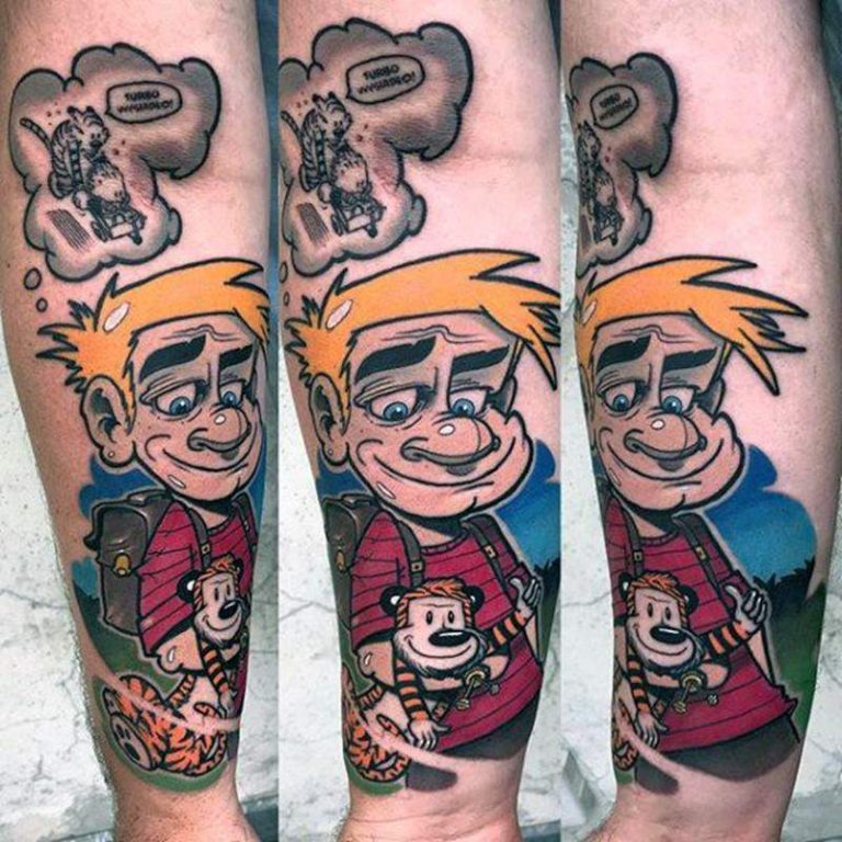 115 Cartoon Tattoos to Relive your Childhood - Wild Tattoo Art