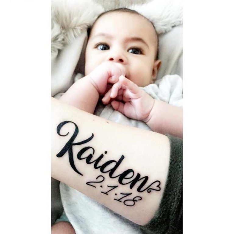 125 Kids Name Tattoos that Will Help Strengthen the Bond with Your ...