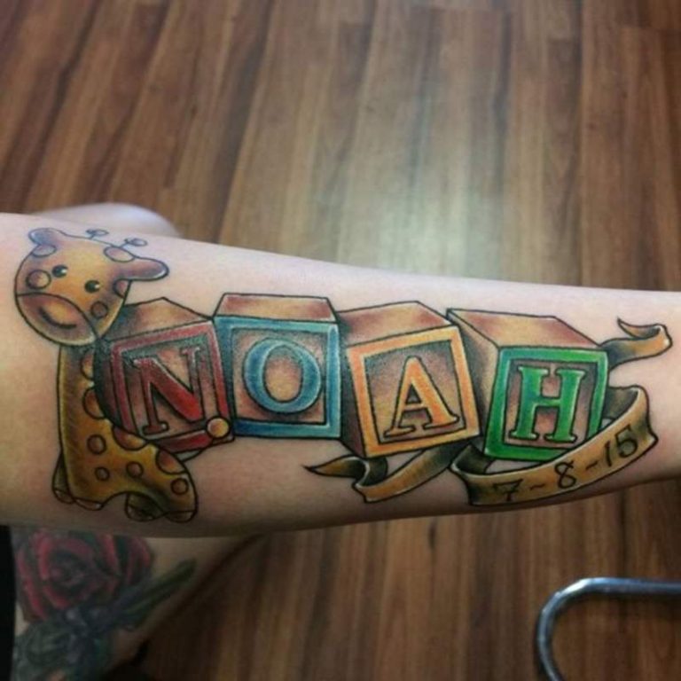 125 Kids Name Tattoos that Will Help Strengthen the Bond with Your ...