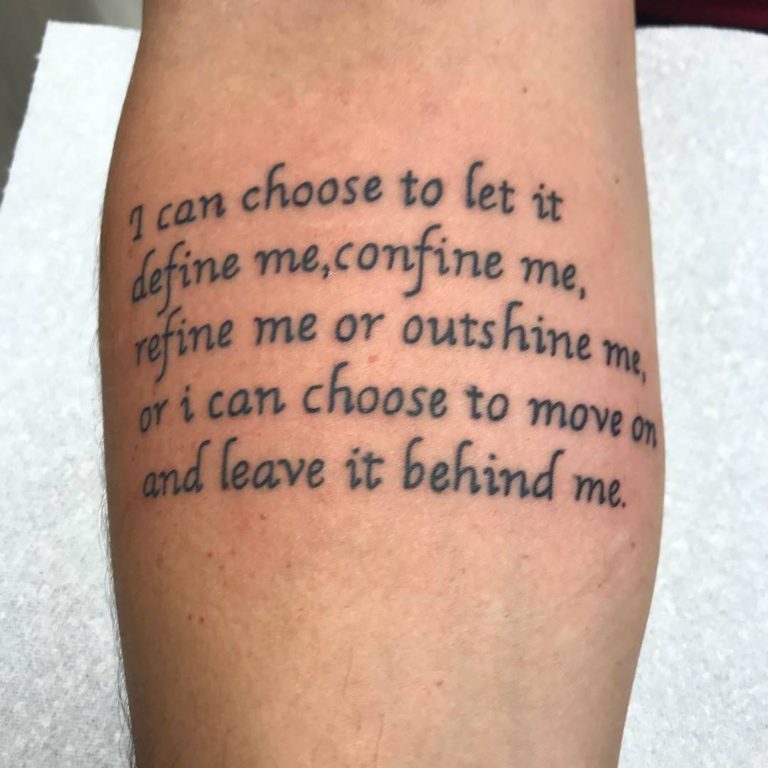 75 Quote Tattoos that Will Inspire Everyone! - Wild Tattoo Art