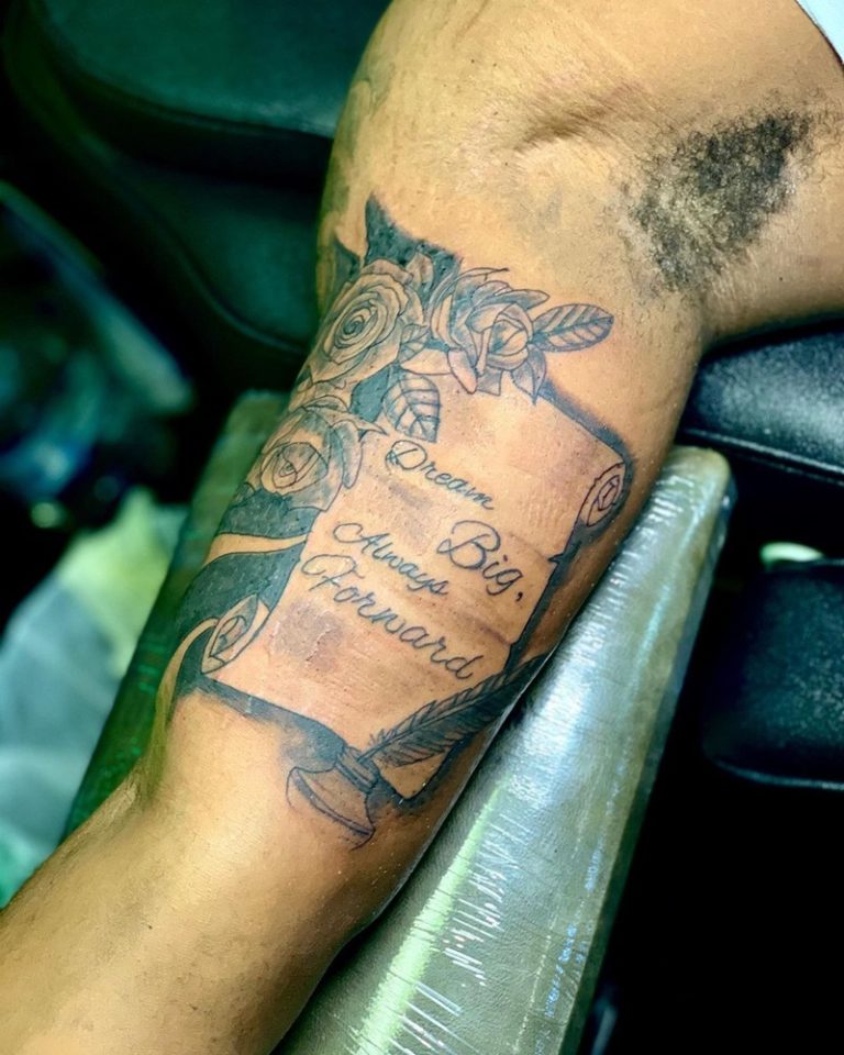 125 Scroll Tattoo Ideas That Are Eye-Catching - Wild Tattoo Art