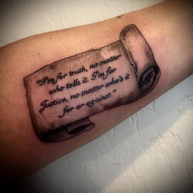 125 Scroll Tattoo Ideas That Are Eye-Catching - Wild Tattoo Art