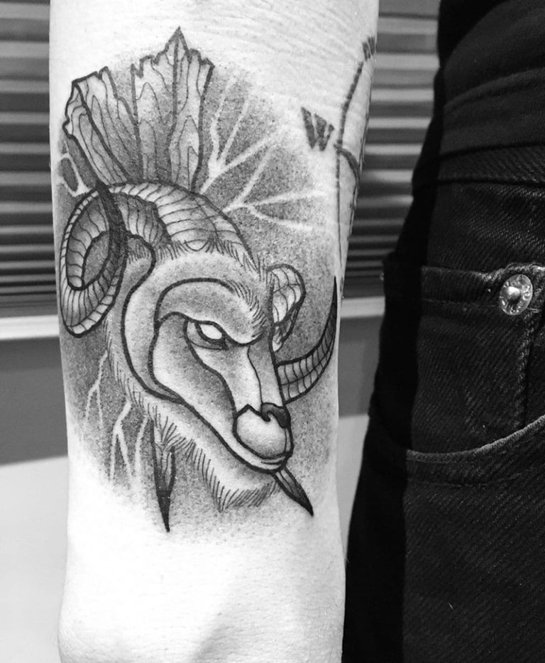 95 Cute Goat Tattoo Ideas everyone will Adore! - Wild Tattoo Art