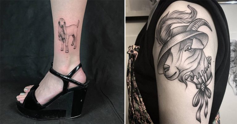 95 Cute Goat Tattoo Ideas everyone will Adore! - Wild Tattoo Art