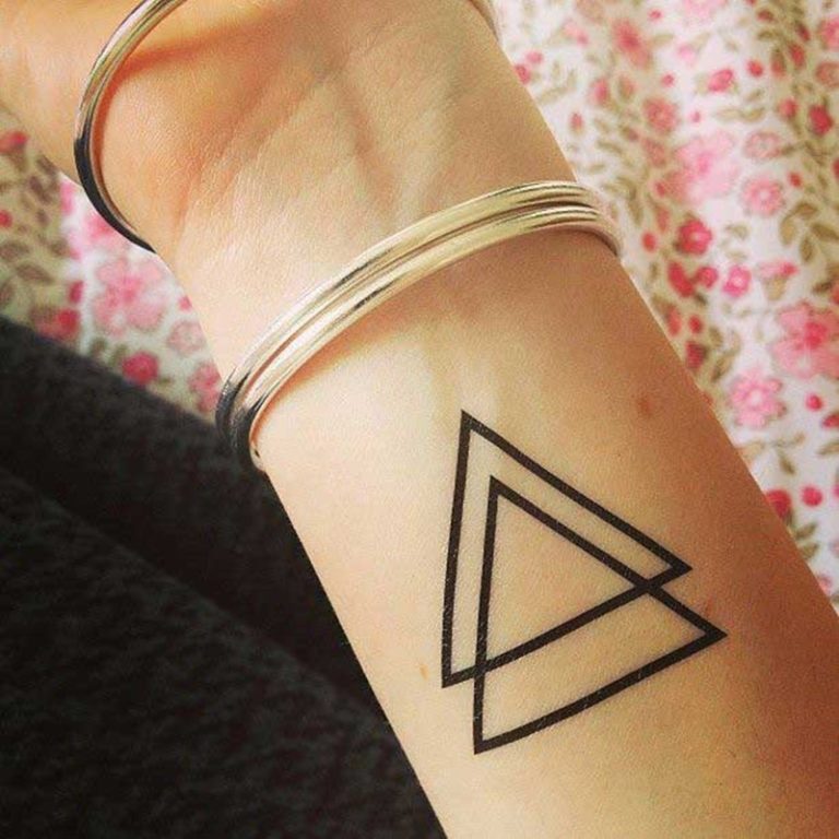 95 Creative Triangle Tattoo Ideas to Express Yourself - Wild Tattoo Art
