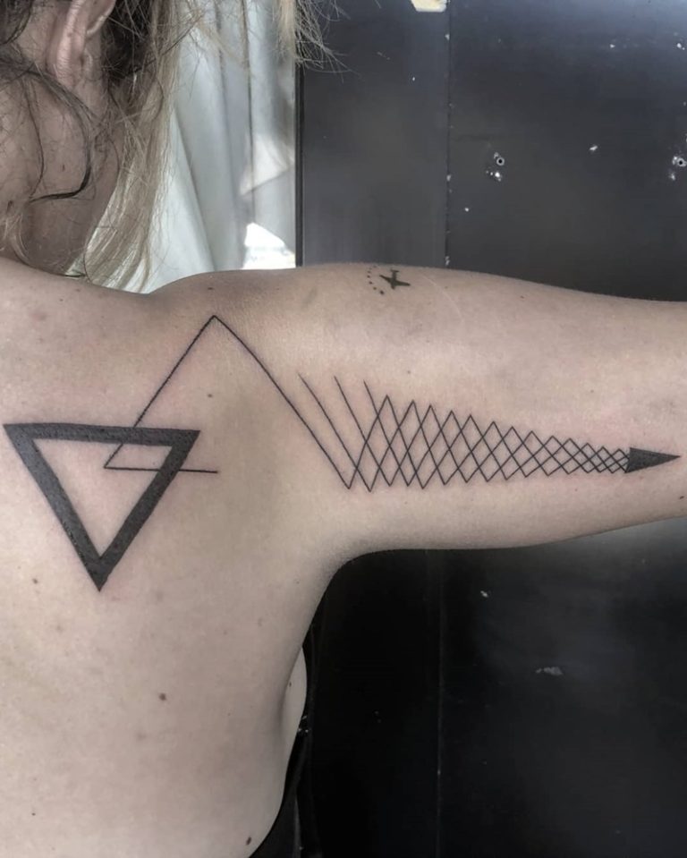 95 Creative Triangle Tattoo Ideas to Express Yourself - Wild Tattoo Art
