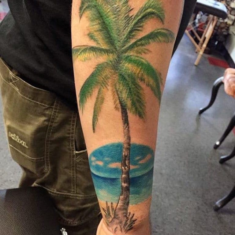 115 Palm Tree Tattoo Ideas that will add an Elegant Touch - Wild Tattoo Art